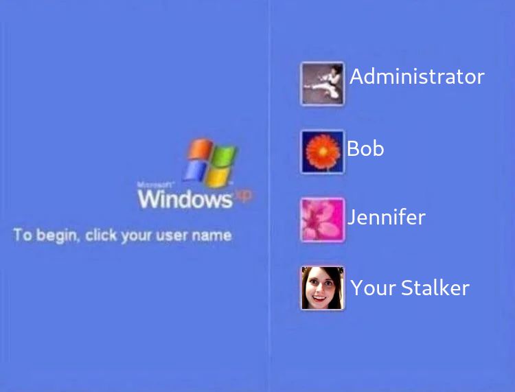 Oh No!! My Stalker Made A File On My Windows XP Computer | Scrolller