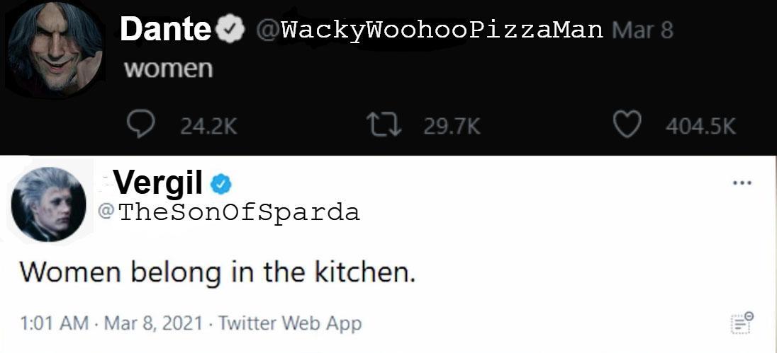 oh no Vergil's gonna get canceled! | Scrolller