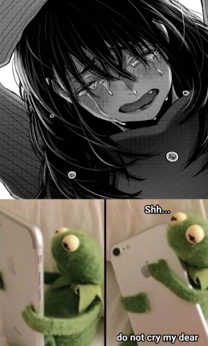 Oh, sweetheart...please don't cry (Sauce: Joshikousei to Seishokusha-san) | Scrolller