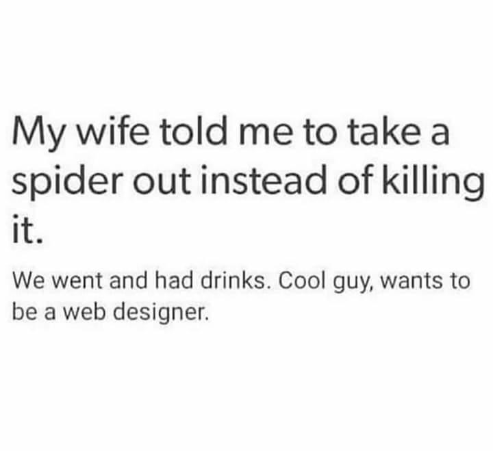 Oh the tangled web we weave ... | Scrolller