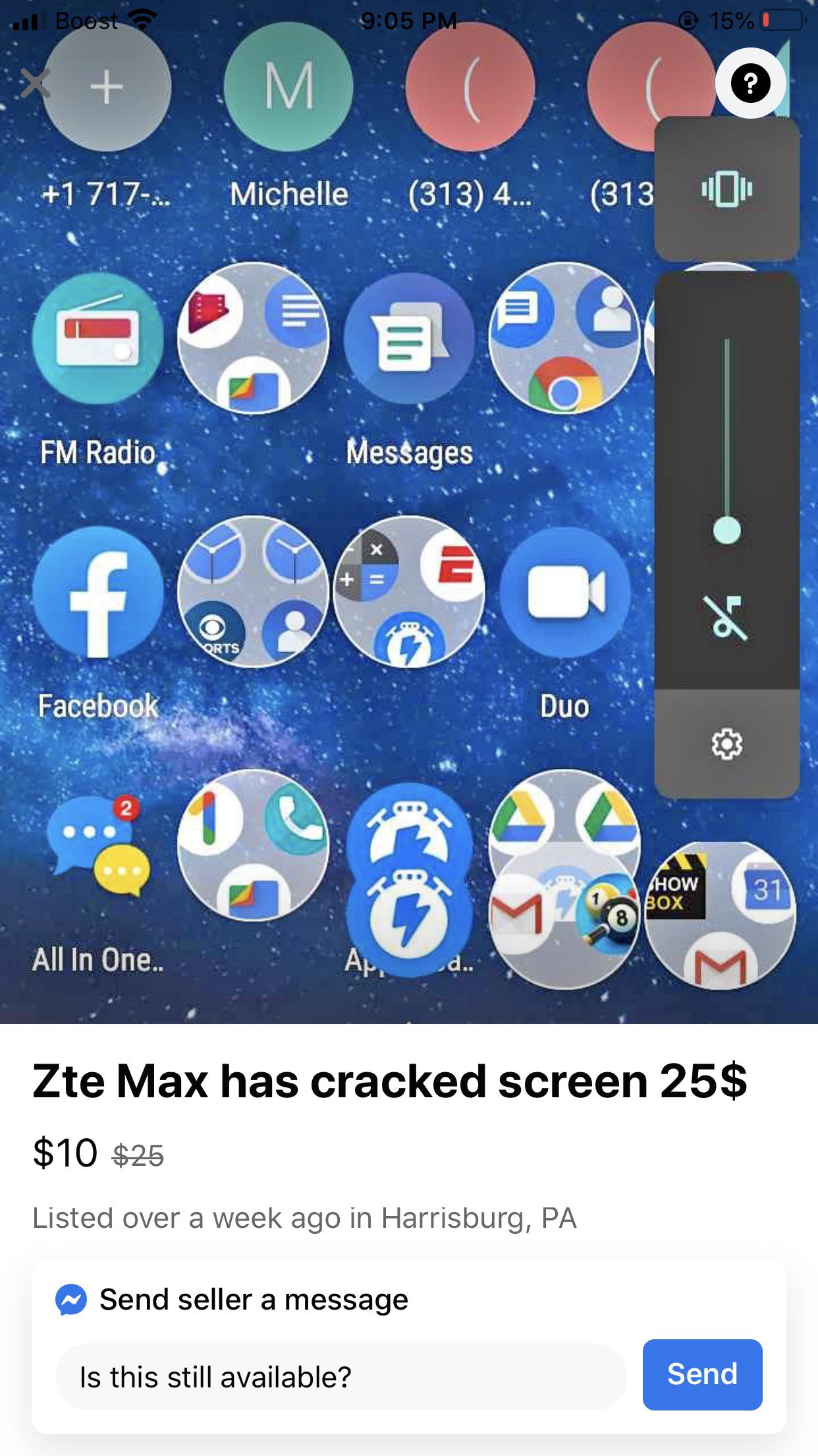 Oh yes, what a cracked screen | Scrolller