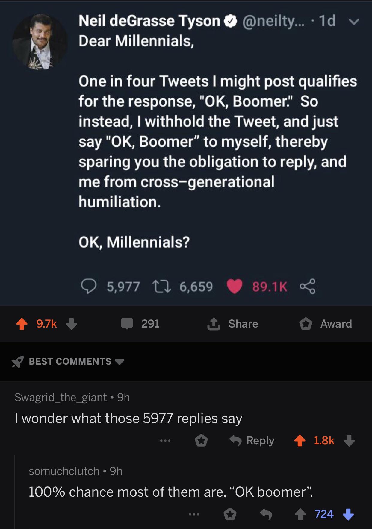 Ok Boomer | Scrolller