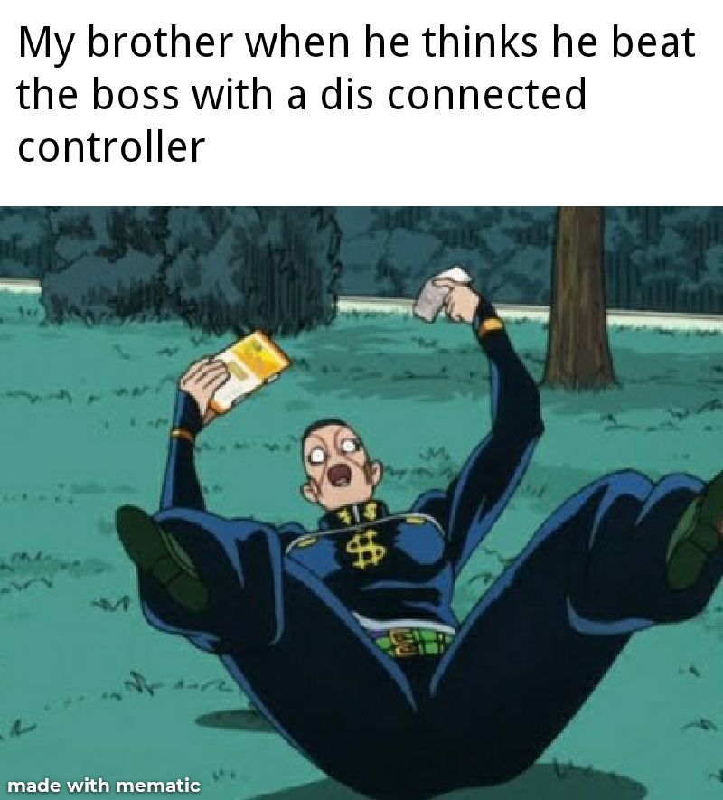 Okuyasu look he's tying his best | Scrolller