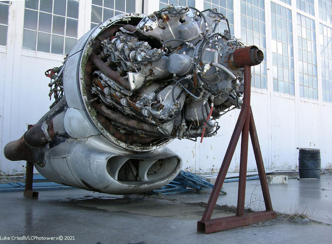 Old Airplane Engine Near A Hangar At Floyd Bennett Field, Brooklyn, N.Y. [OC] | Scrolller