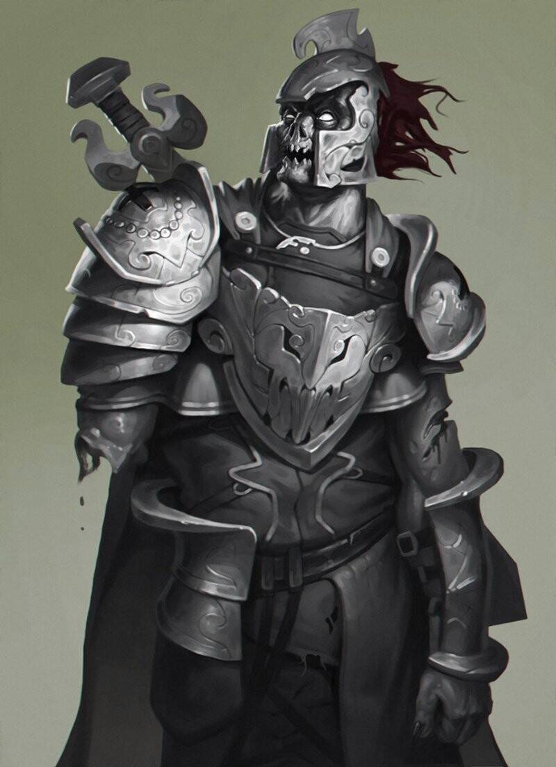Old Undead Knight by Evgeny Sobolev | Scrolller