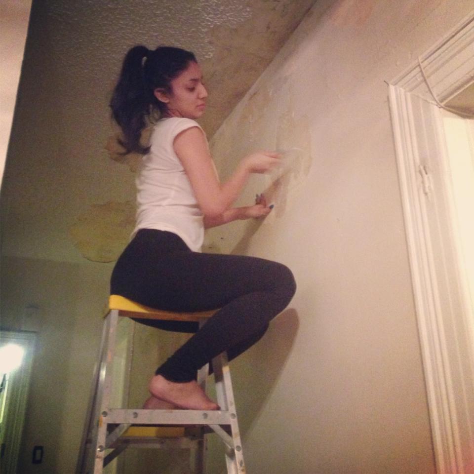 Olddy but a goodie. Her ass is eating that ladder. | Scrolller