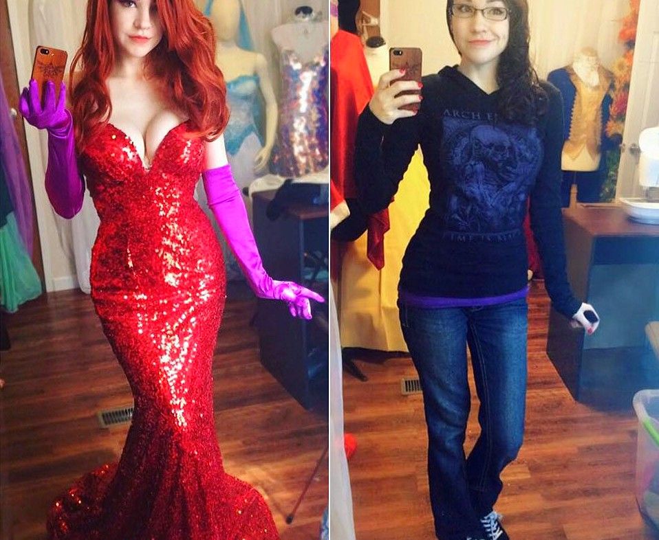 Olivia Mear's Jessica Rabbit cosplay must comply with requirements!??? | Scrolller
