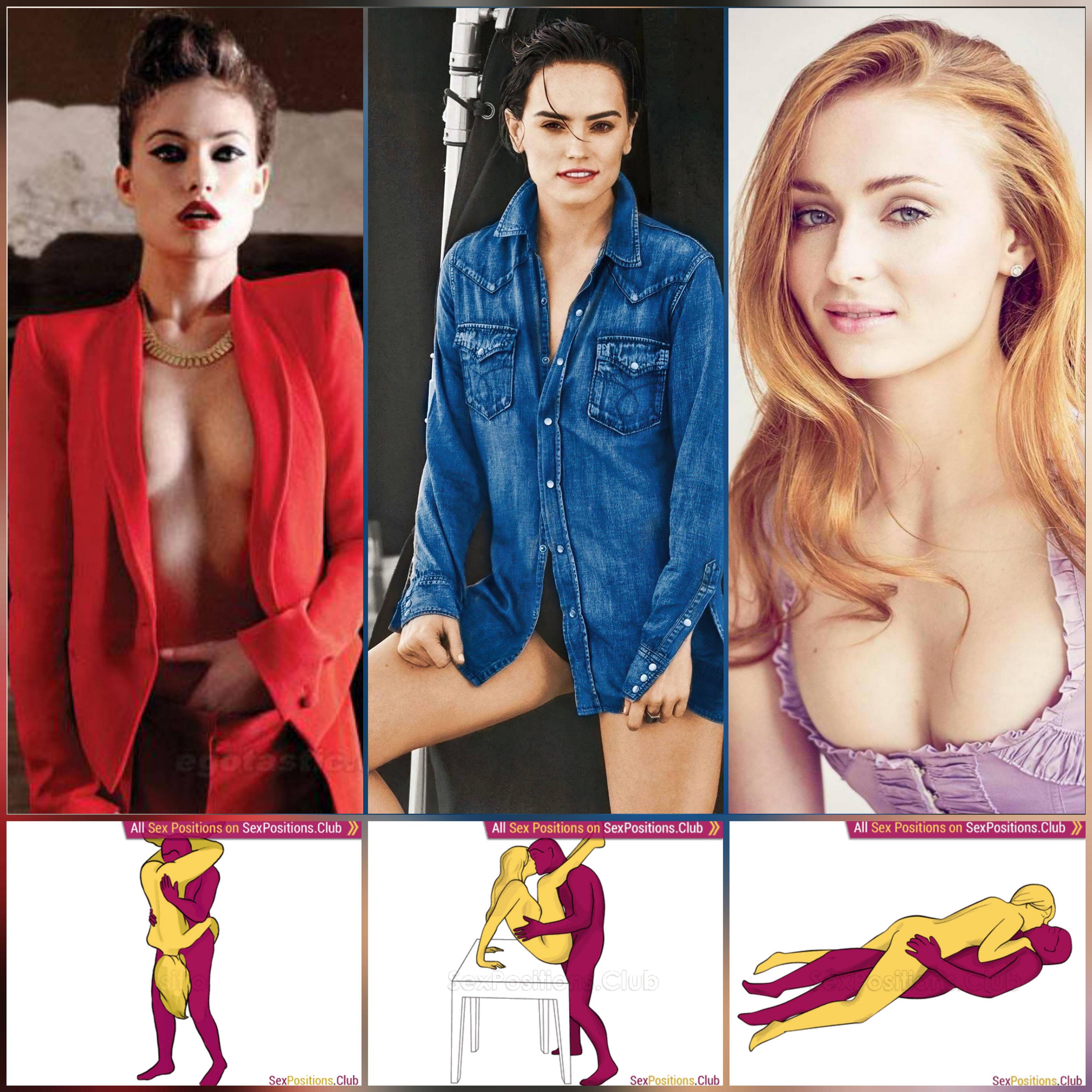 [Olivia Wilde, Daisy Ridley, Sophie Turner] Match | Scrolller