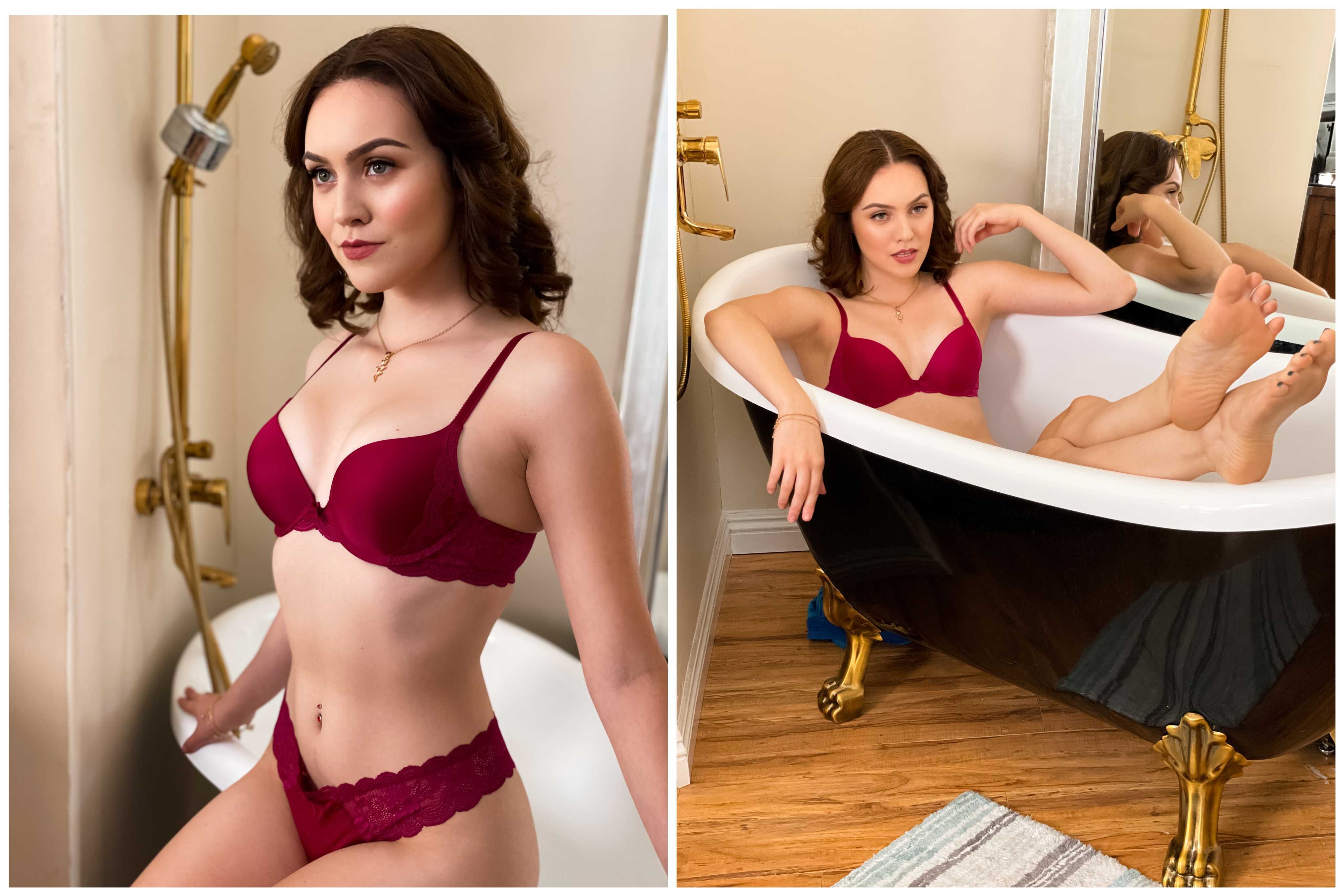 On set with Freya Parker 🧡 | Scrolller