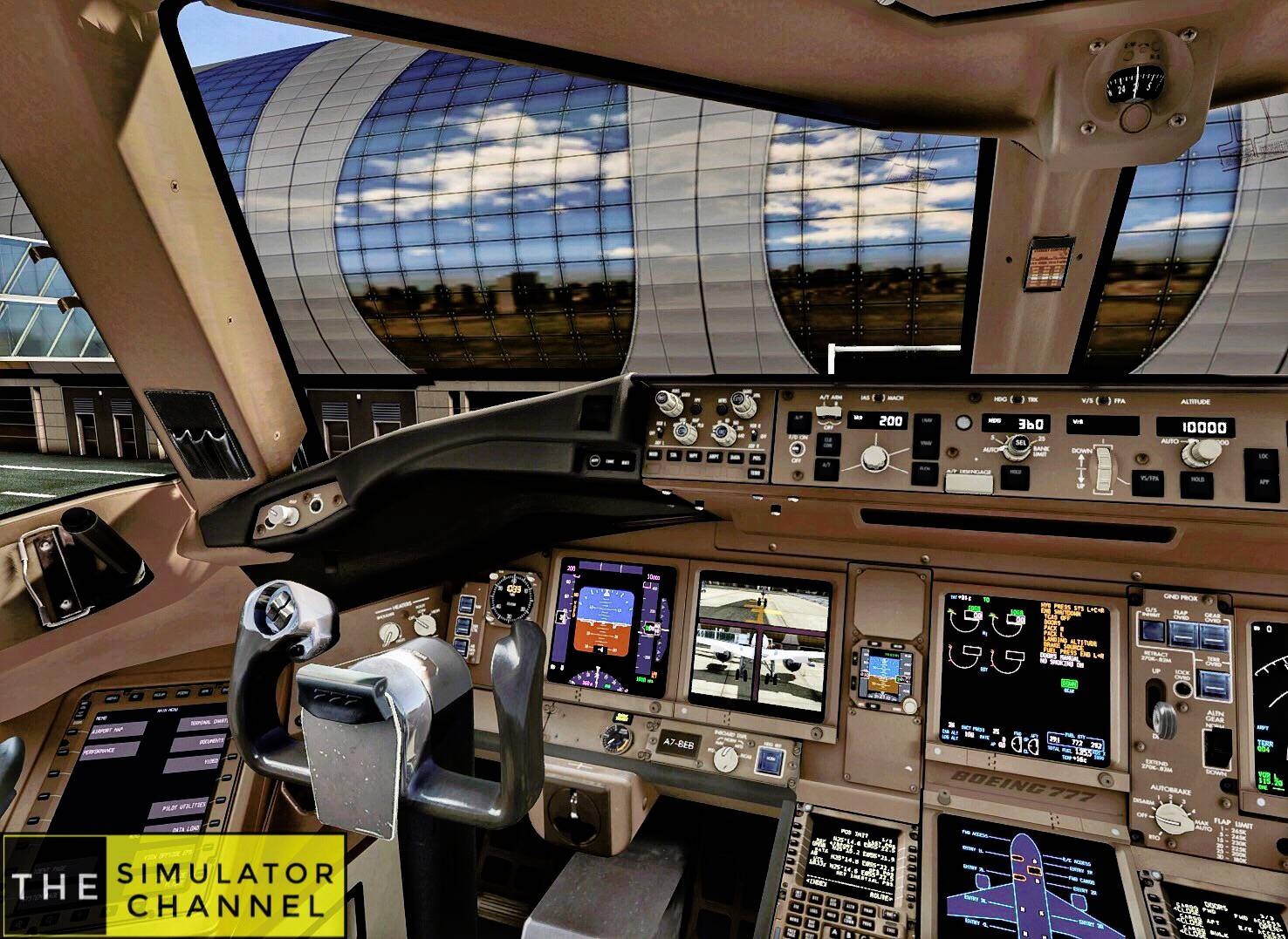 Onboard the Boeing 777 FD. | Scrolller