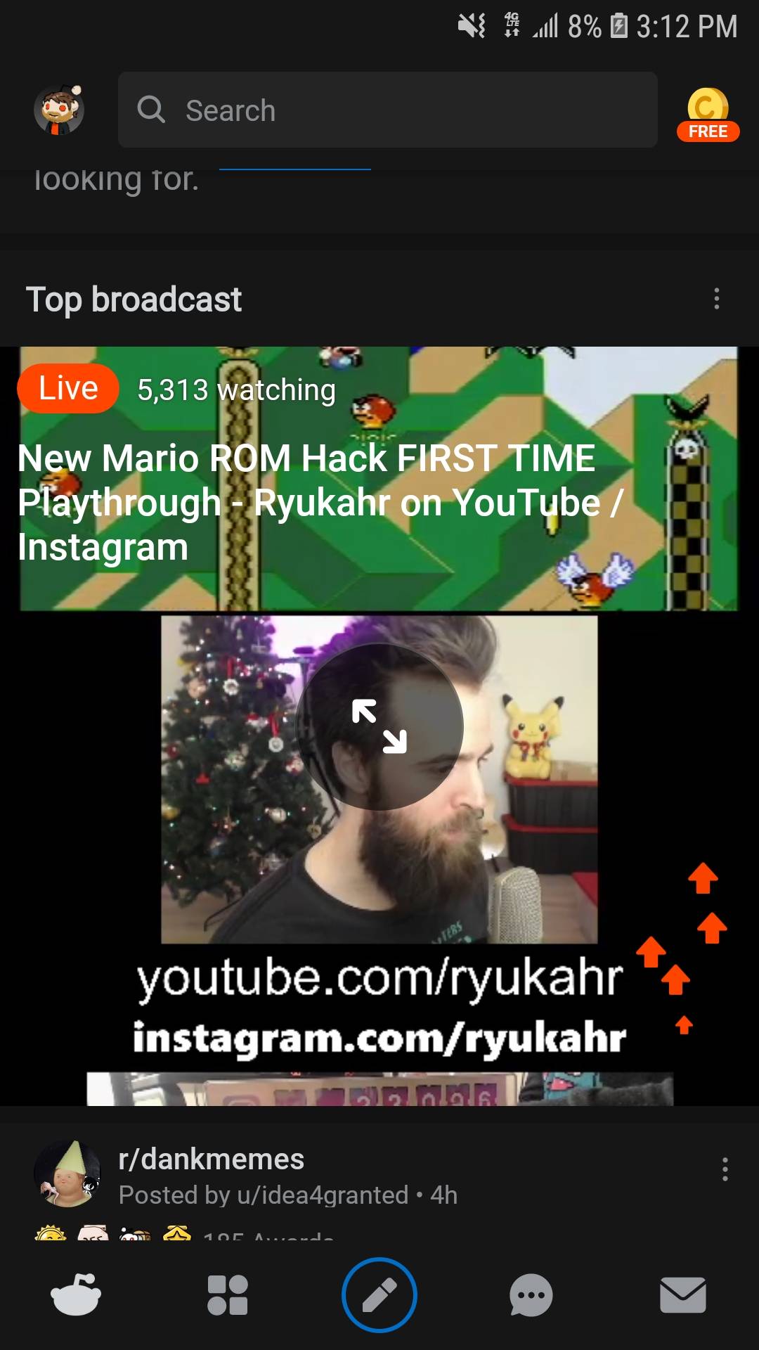 Once again Ryu is the top broadcast on Reddit! | Scrolller