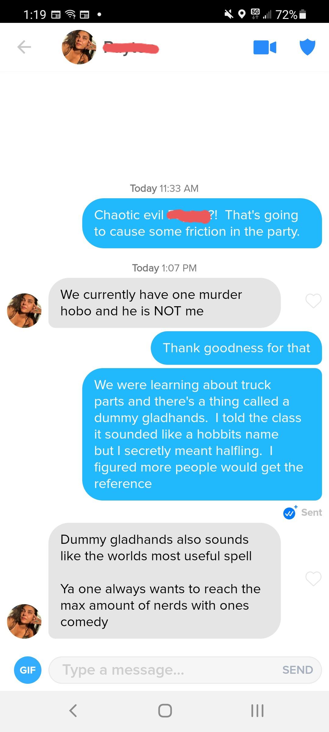 One of her pictures was DnD related | Scrolller