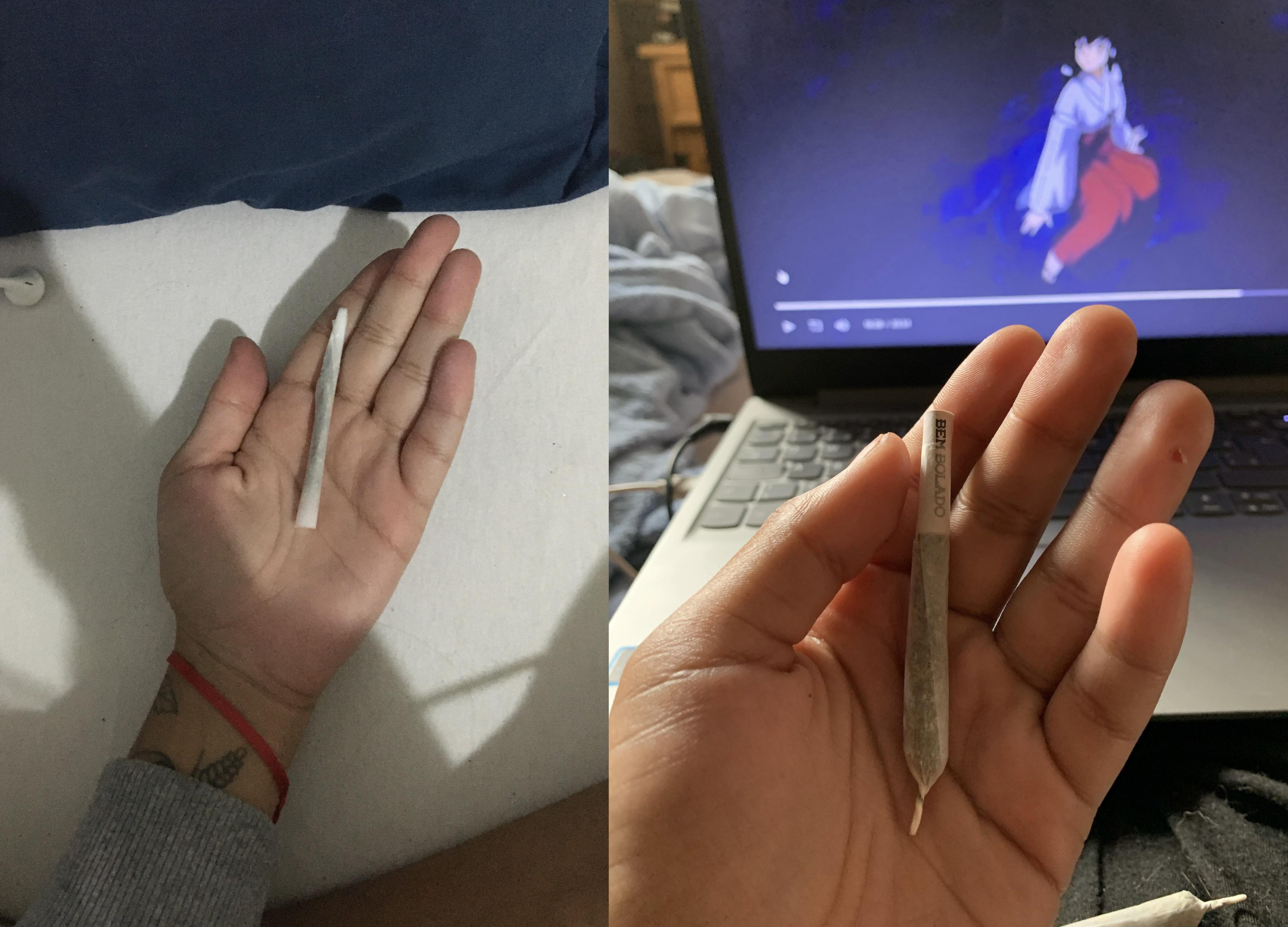 one of my first joints X the one i made today | Scrolller