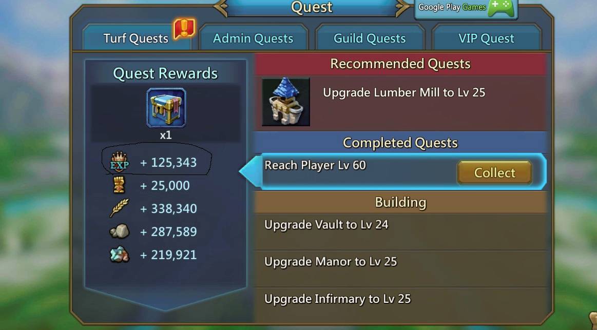 One of the best exp for a turf quest.... makes total sense. | Scrolller