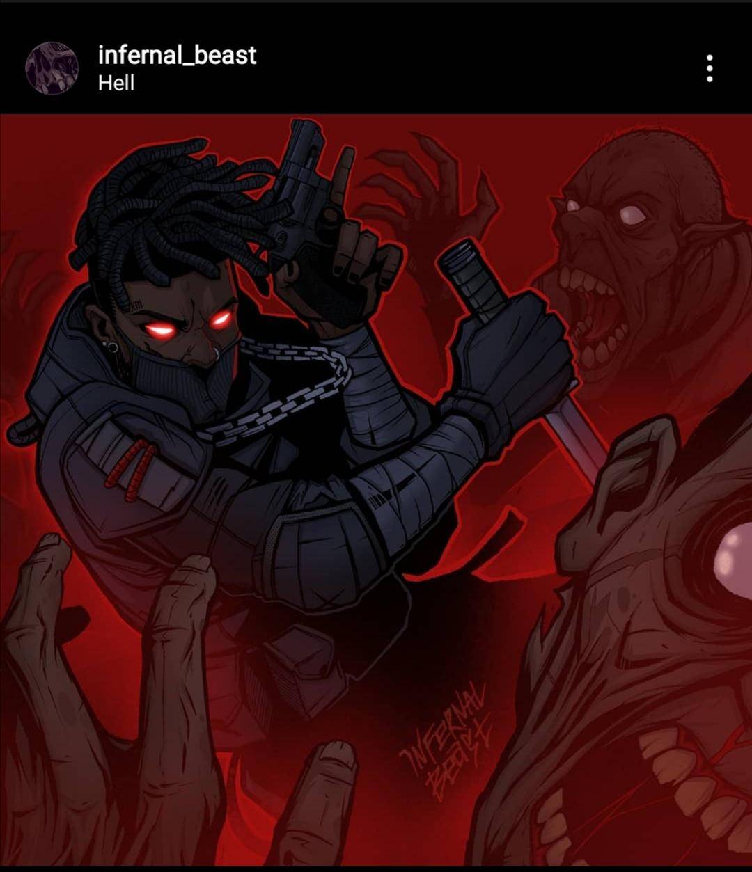 One of the best fan arts i ever see. Credit: @infernal_beast | Scrolller