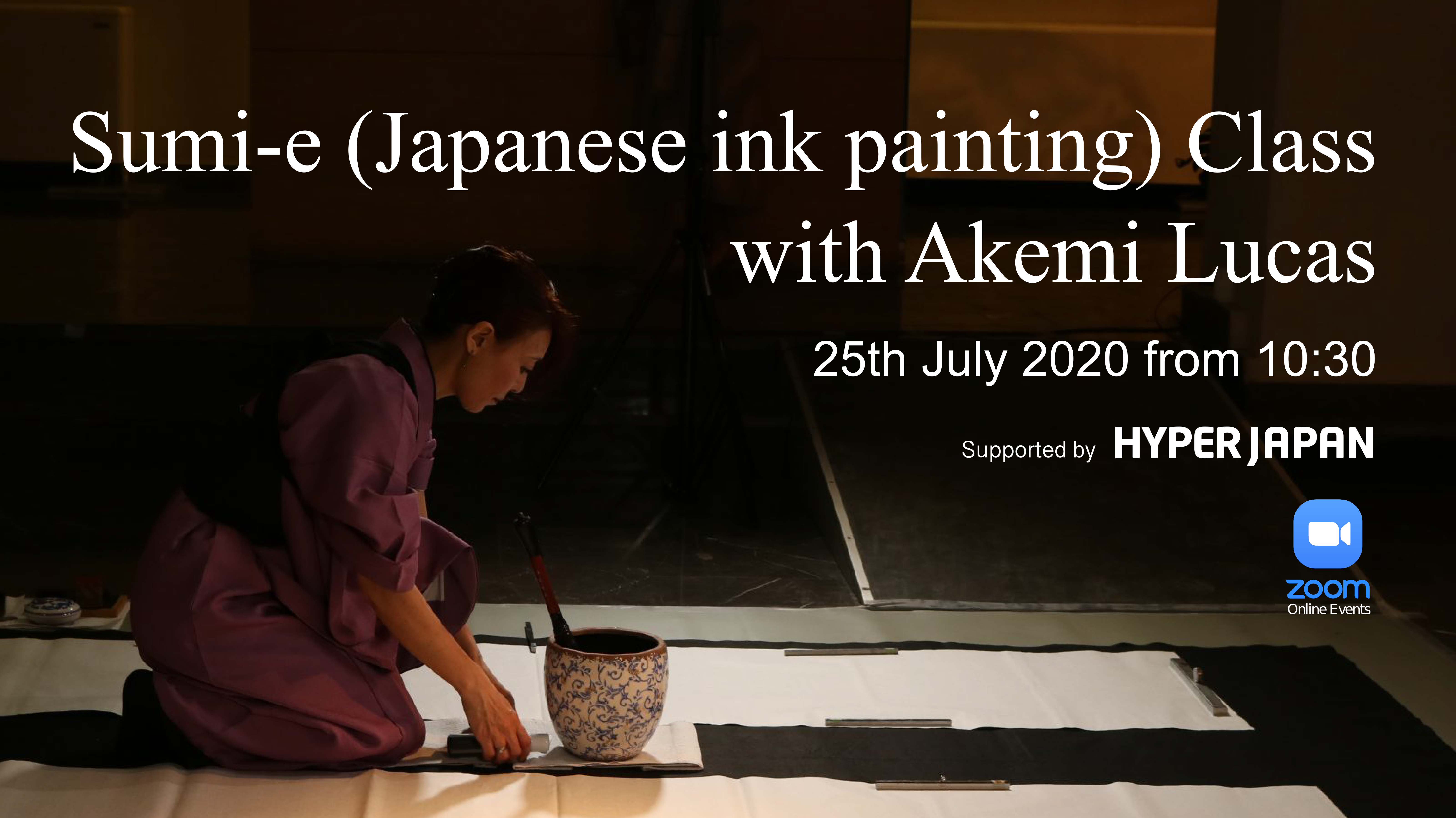 Online Sumi-e Workshop with Akemi Lucas | Scrolller