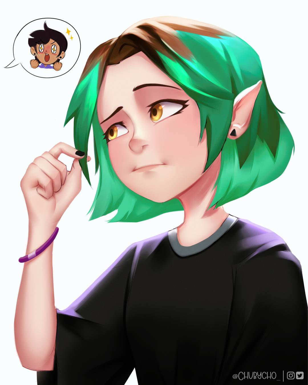 Only a few days left before season 2, so here's Amity with her hair down | Scrolller