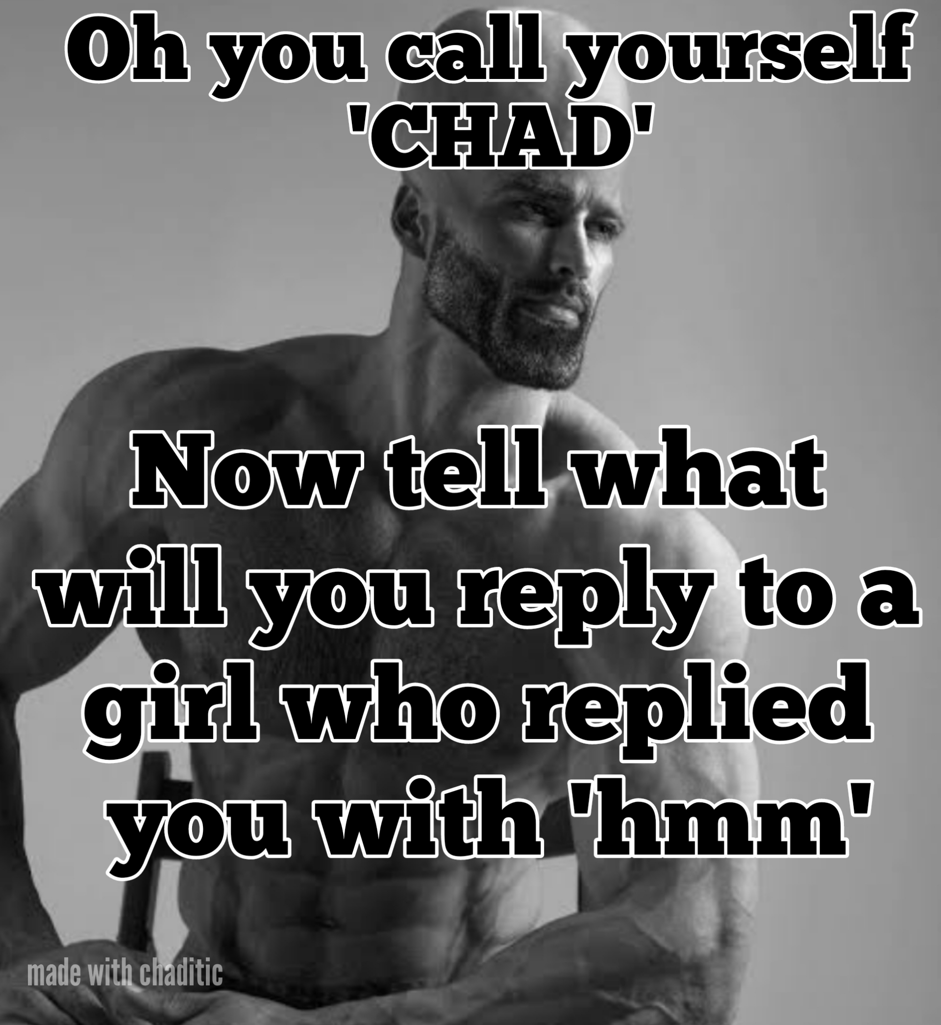 only real 'CHADS' know | Scrolller