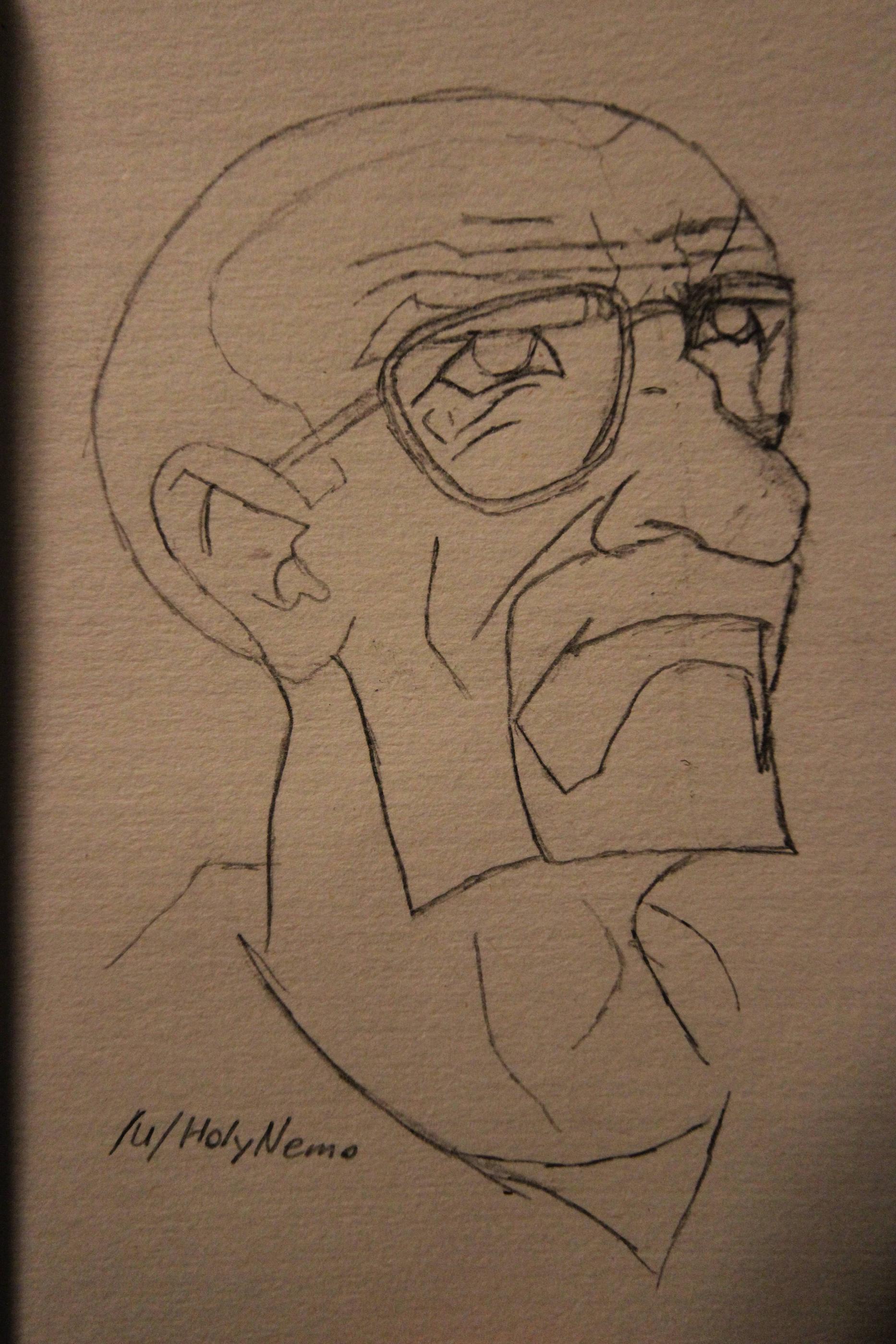 Only recently began watching the show. It inspired me to make my first drawing in years. | Scrolller