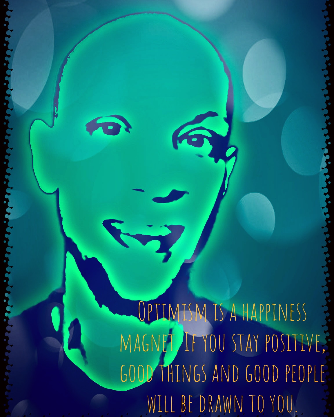 Optimism is a happiness magnet ~Lou Retton [1152x1440] | Scrolller