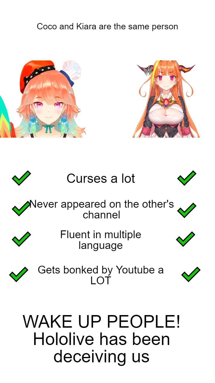 Orange hairs. Hmmm. Kinda sus | Scrolller