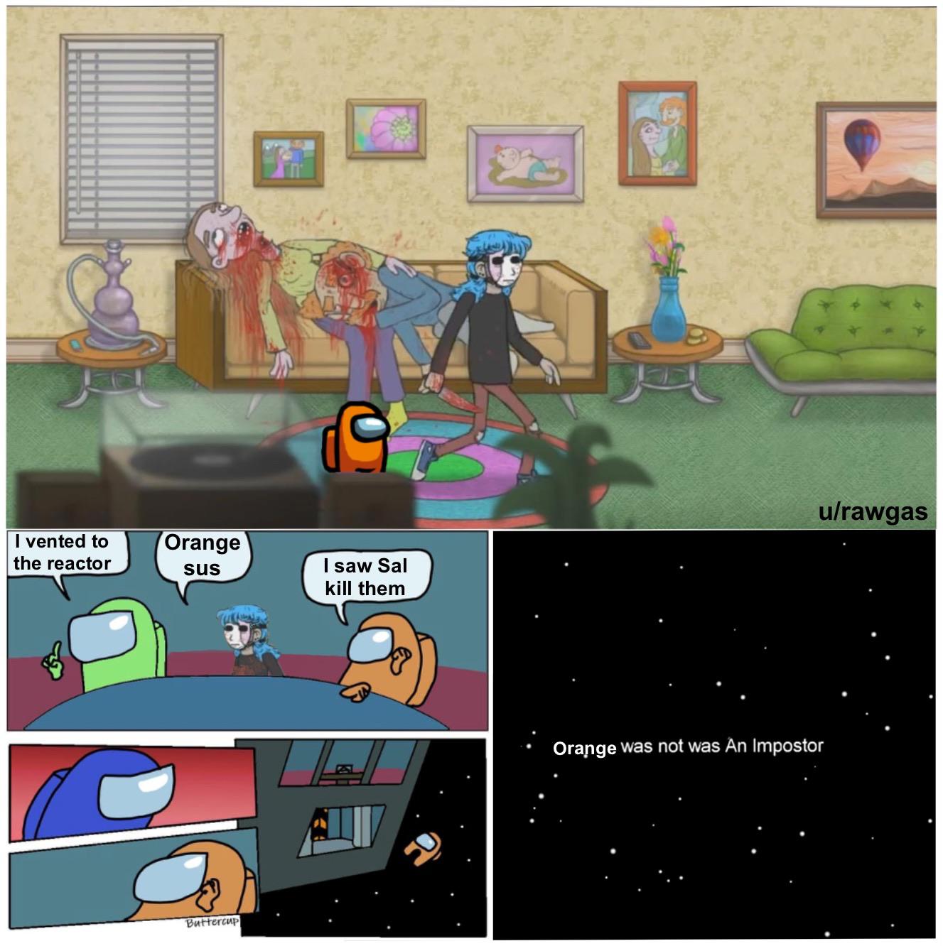 Orange kinda sus ngl | Scrolller