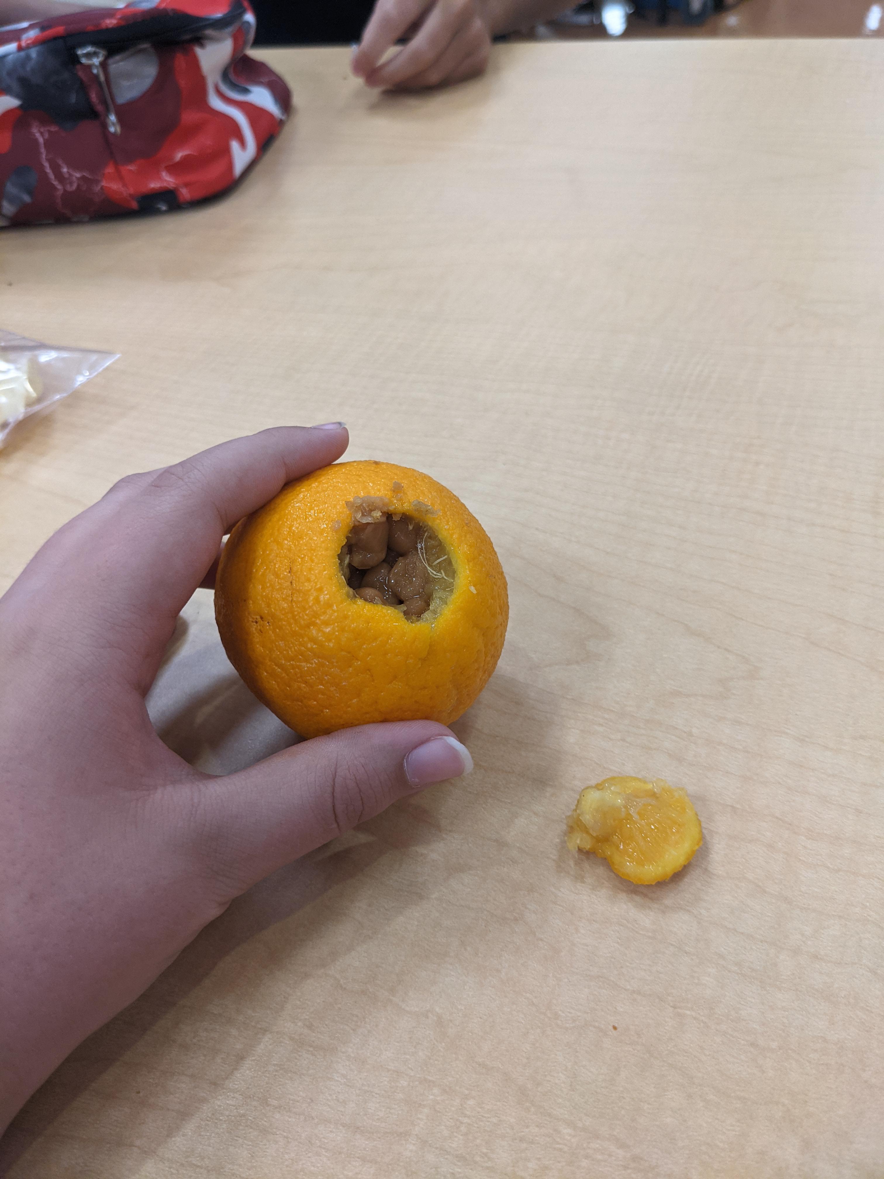 Orange... With extra beans 😃 | Scrolller