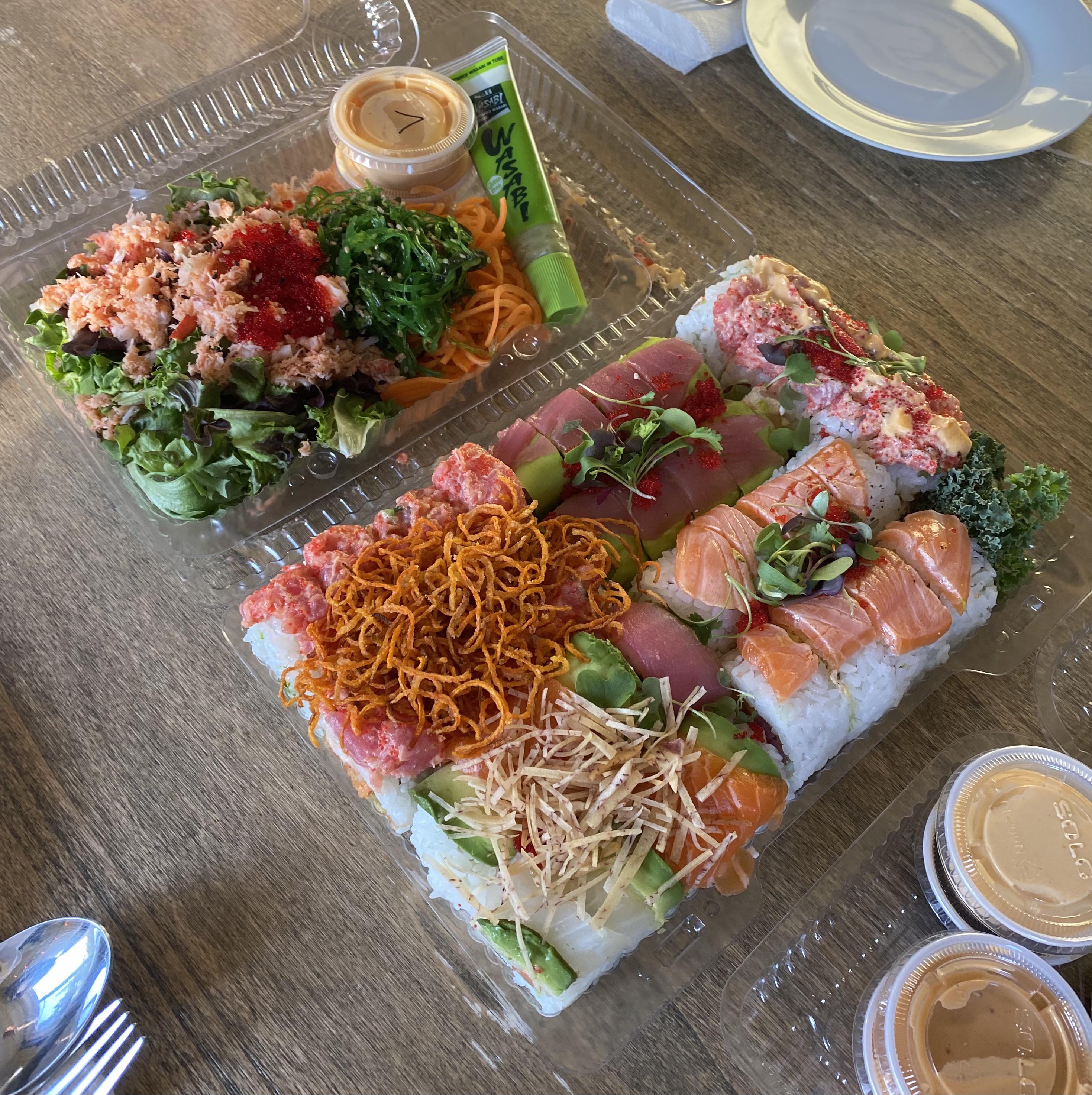 Ordered the sushi platter of my dreams | Scrolller