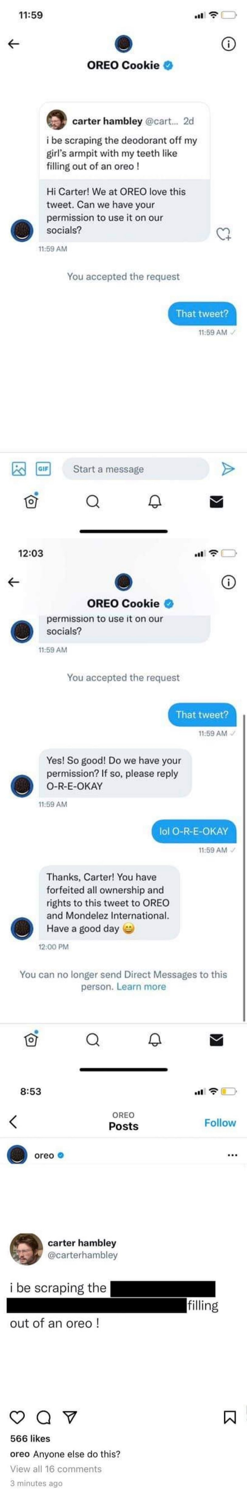 oreo rule | Scrolller