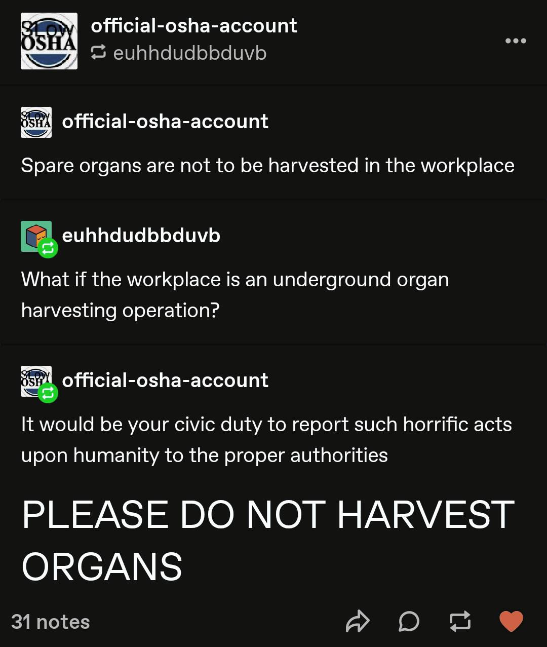 OSHA doesn't like my workplace environment | Scrolller