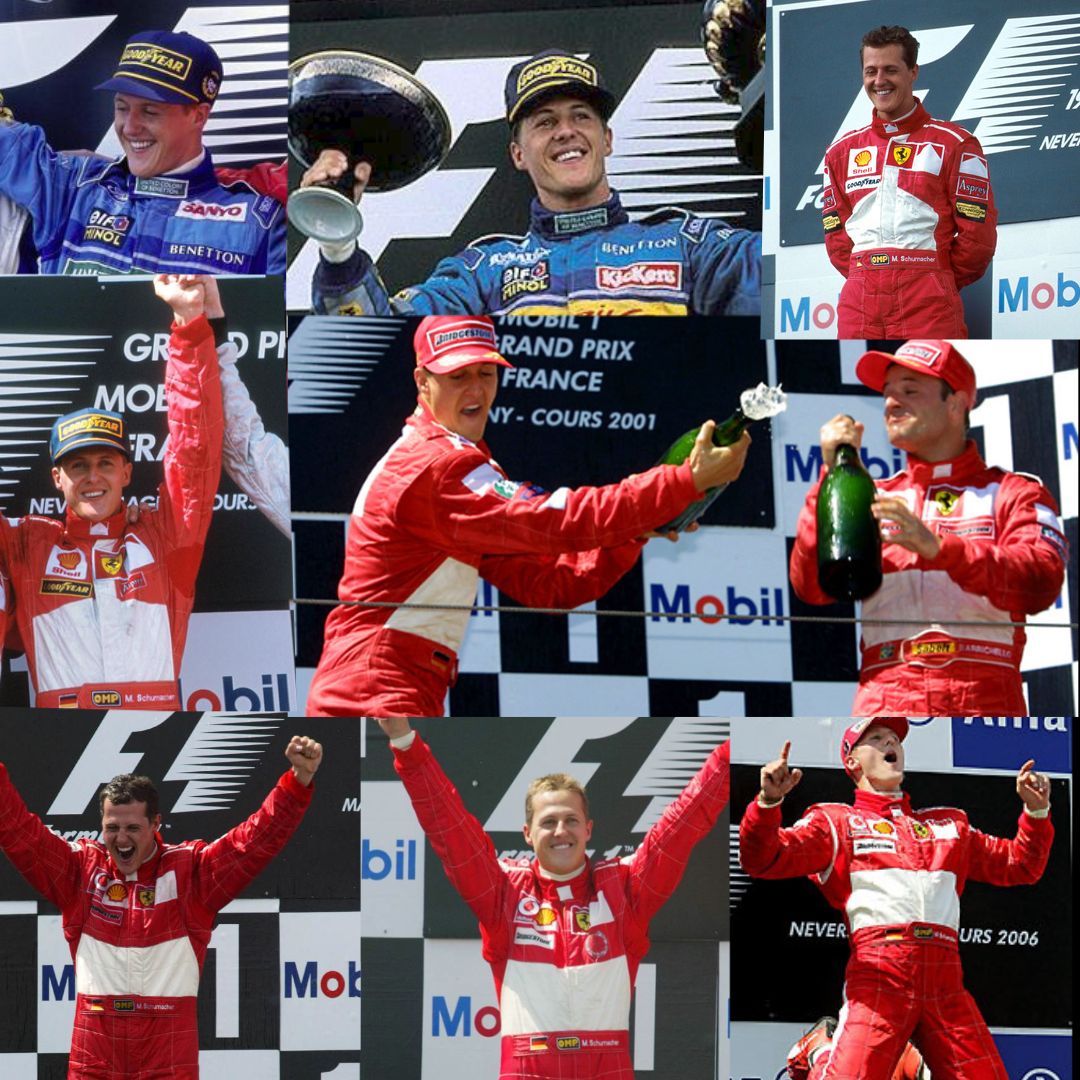 OTD 15 years Michael Schumacher became the first F1 driver to win the same GP 8 times by winning ...