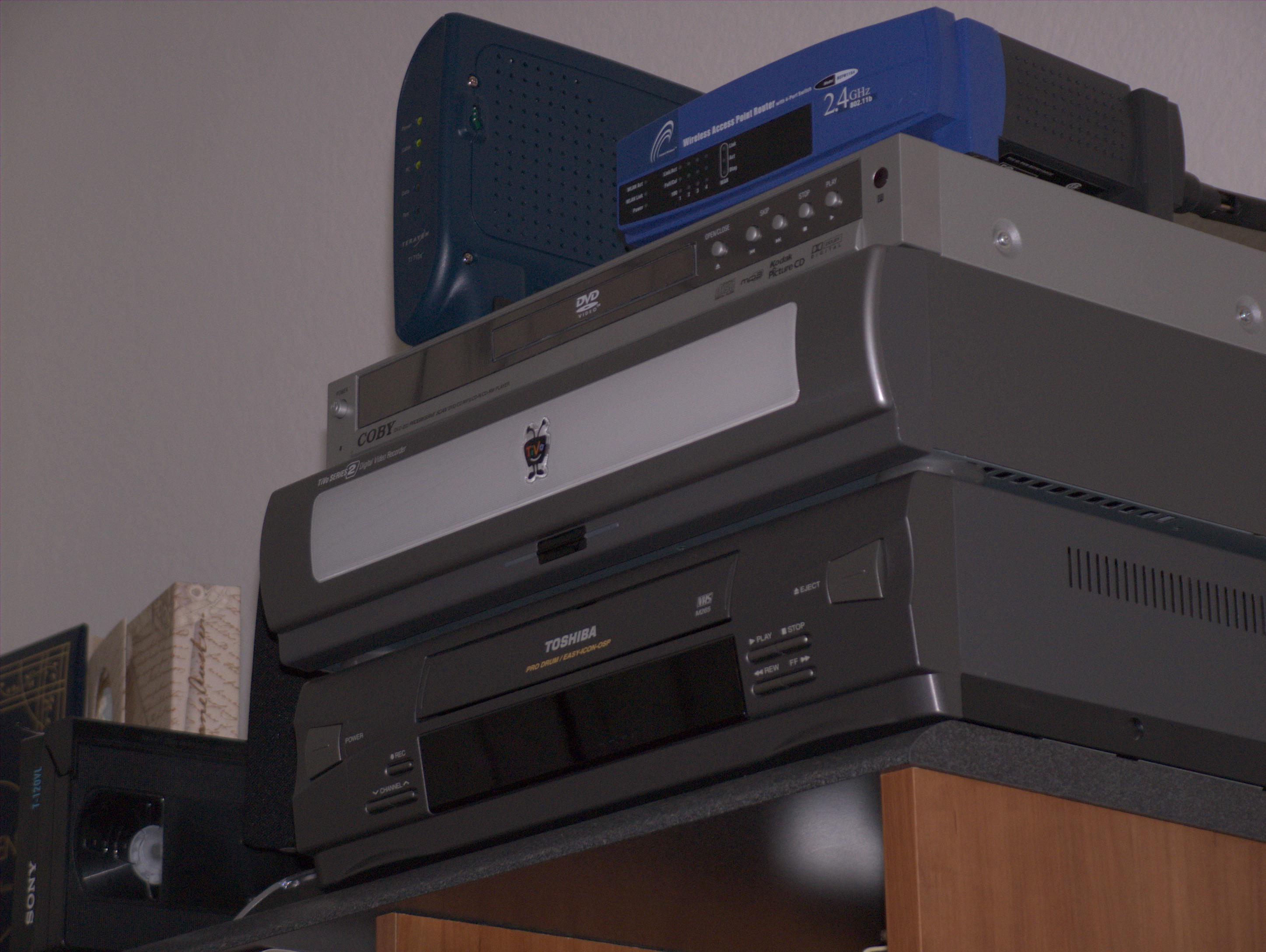 Our AV setup circa 2005 | Scrolller