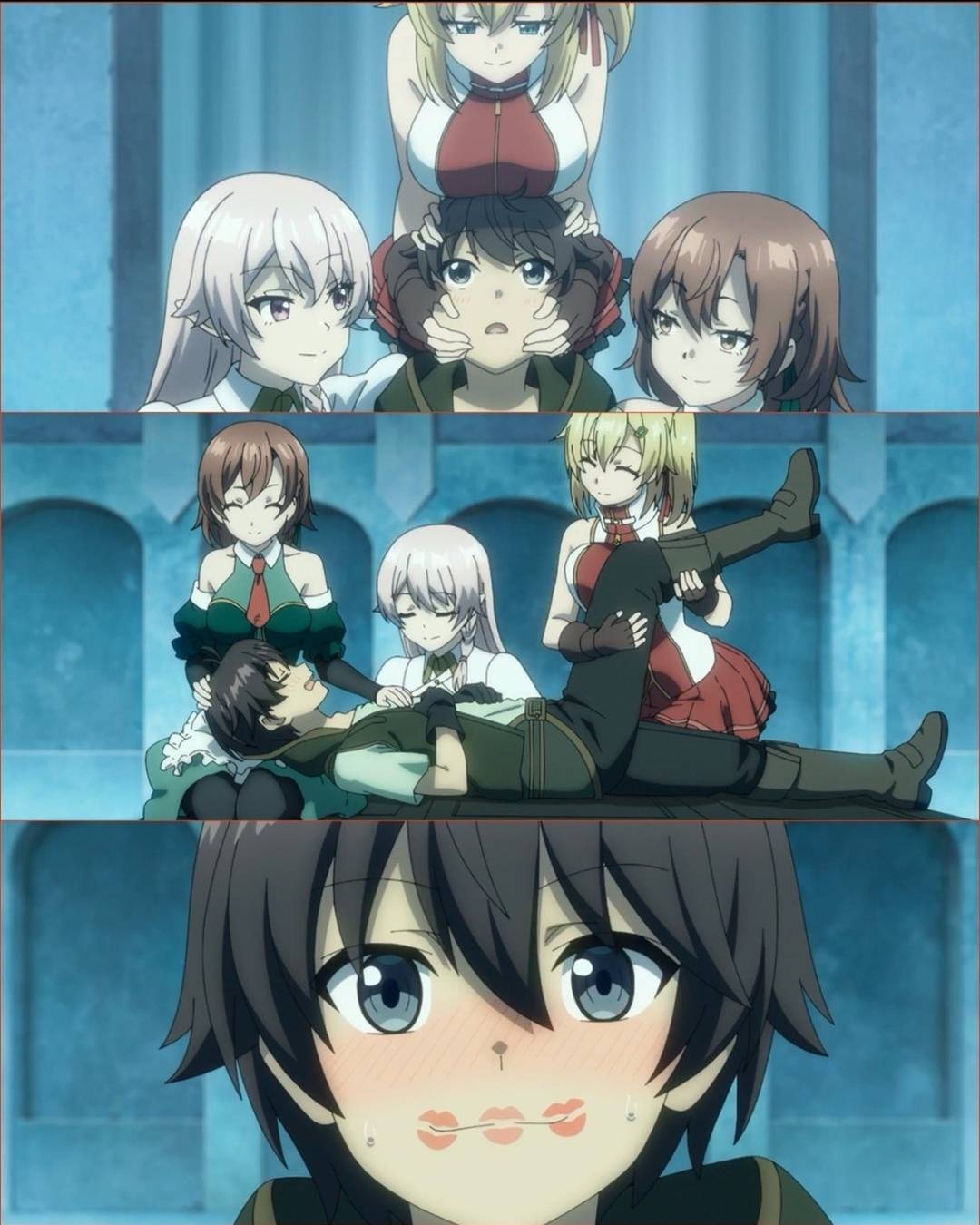 Our boi got his op harem | Scrolller