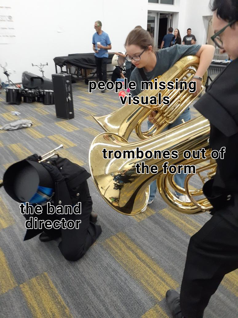 our marching band sometimes be like | Scrolller
