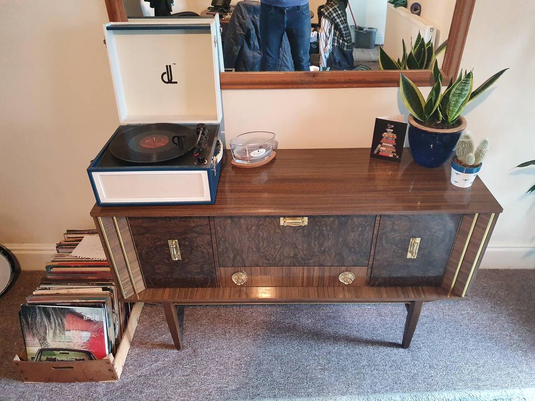 Our new cocktail cabinet. We were told it was 1950s. Any info? | Scrolller
