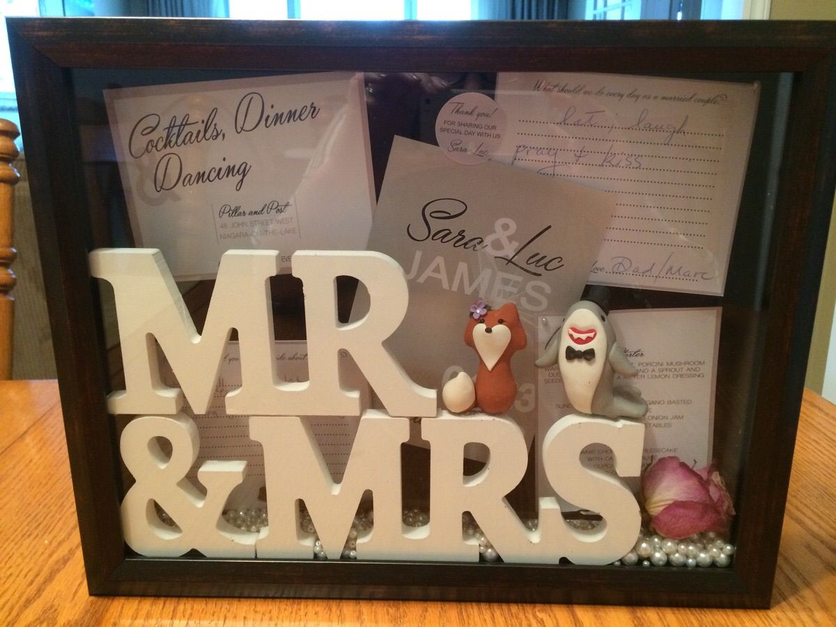 Our Wedding Shadowbox! | Scrolller