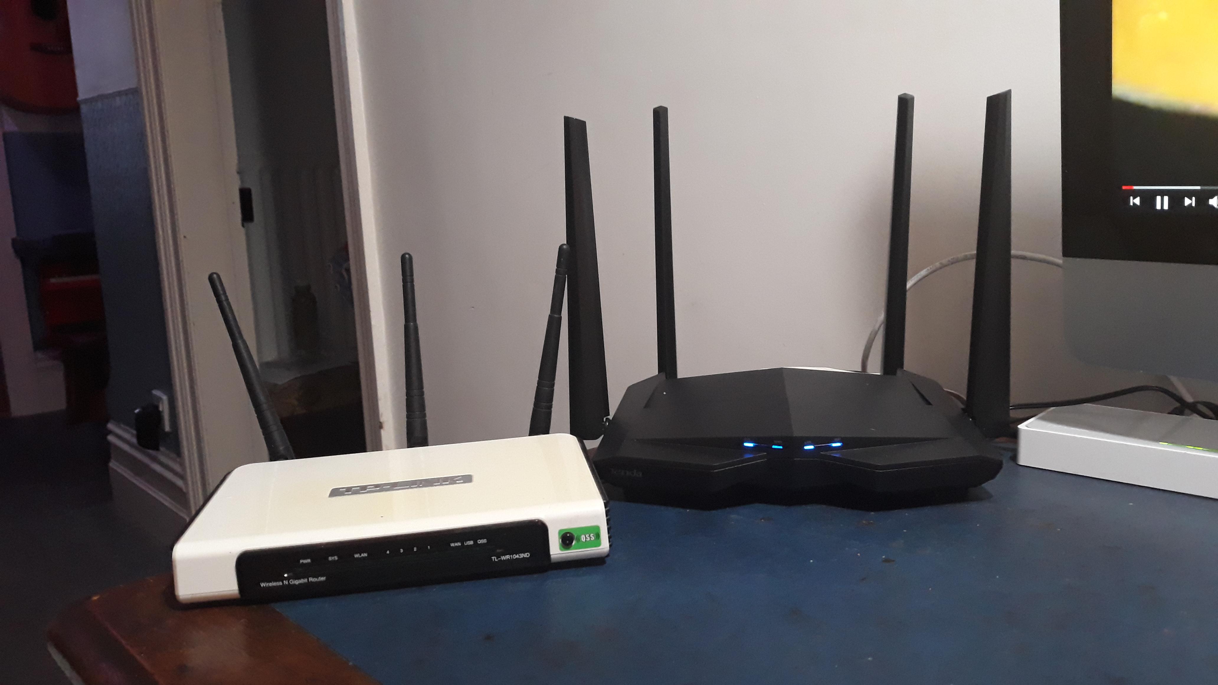 Out with the artificial limb, the salaryman router. In with the Dominator, the Death Star ...