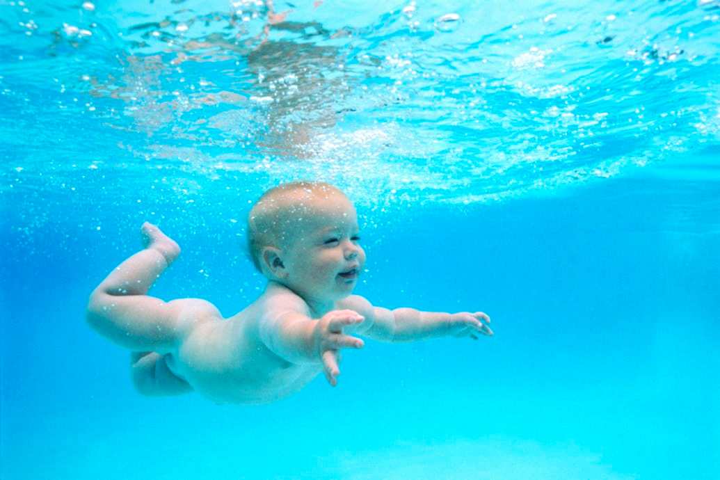 Outtake of the Nirvana Nevermind album cover | Scrolller