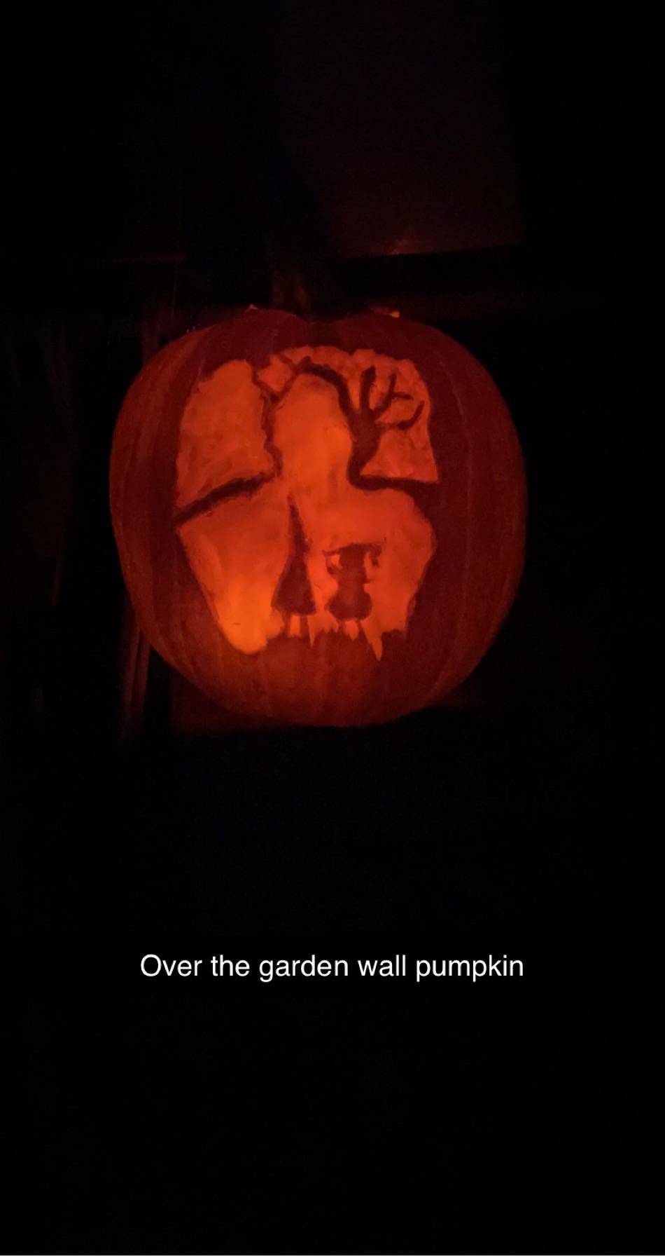 Over the Garden Wall Pumpkin Carving I Did! | Scrolller