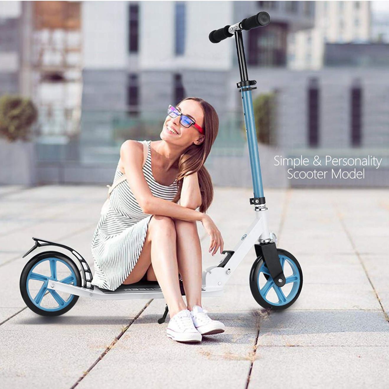 Oversized scooters...or mini person? | Scrolller