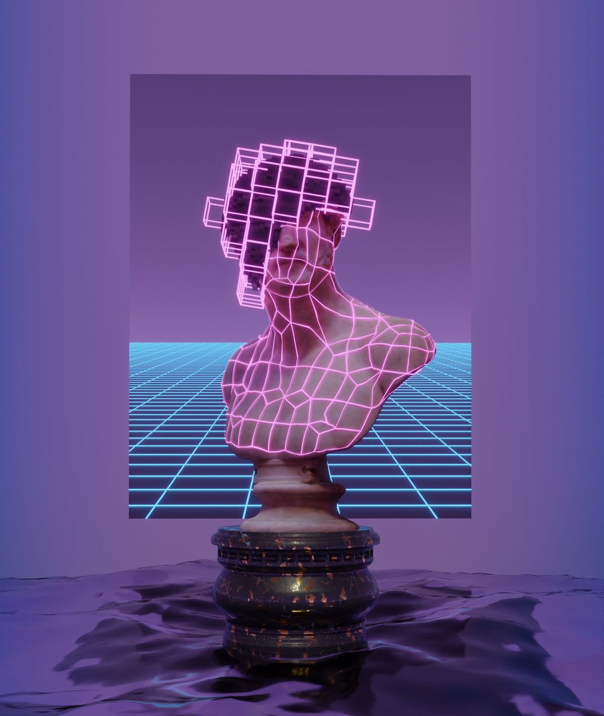 P U R P L E V A P O R W A V E | Scrolller
