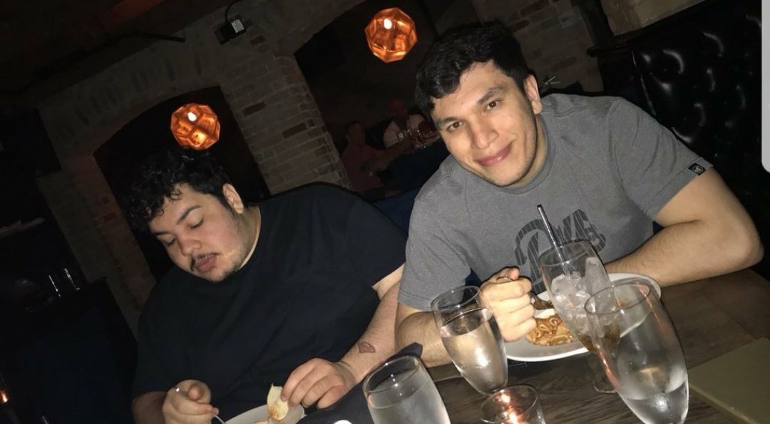 Pablo Escobar and his main hitman El Ape Loco celebrating their escape from prison circa 1986 ...
