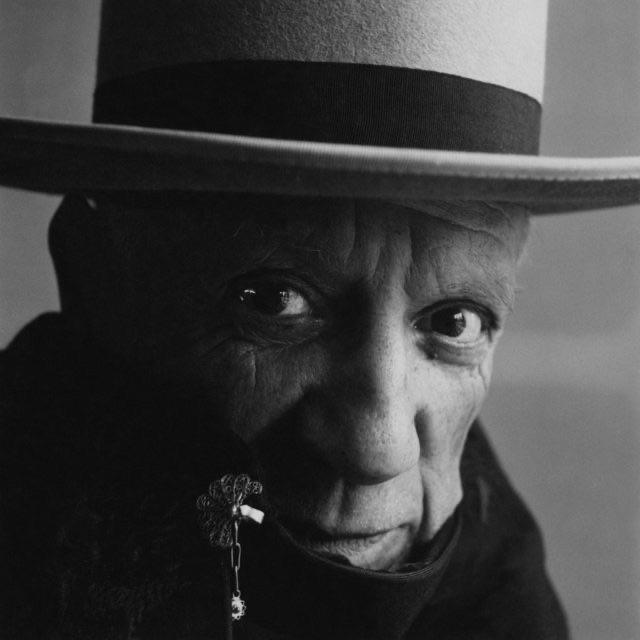Pablo Picasso photographed by Irving Penn for Vogue April 15, 1959. | Scrolller