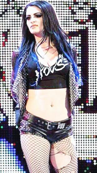 Paige + ripped fishnets | Scrolller