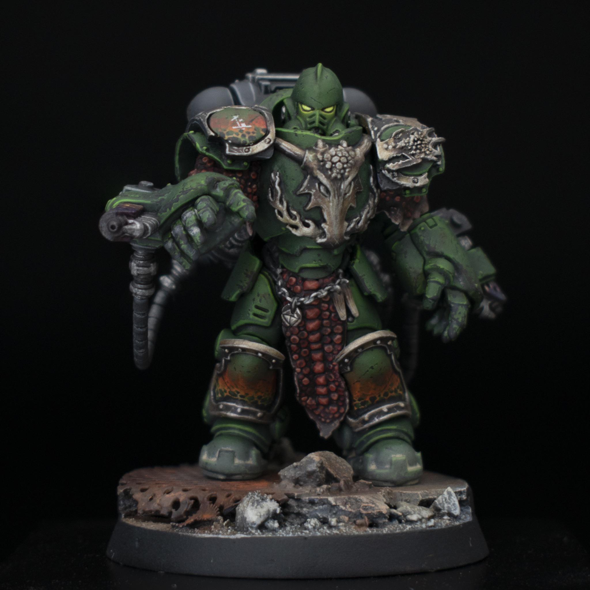 Painted up another Aggressor for my Salamanders | Scrolller