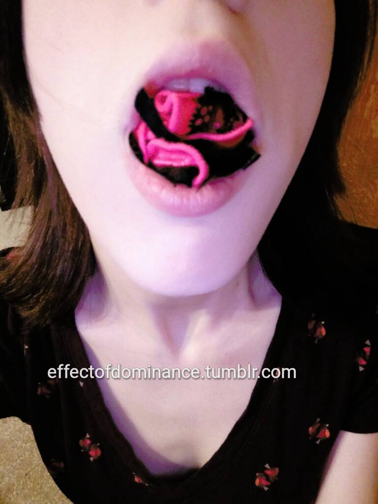 Panties soaked in his Gift and stuffed in my mouth | Scrolller