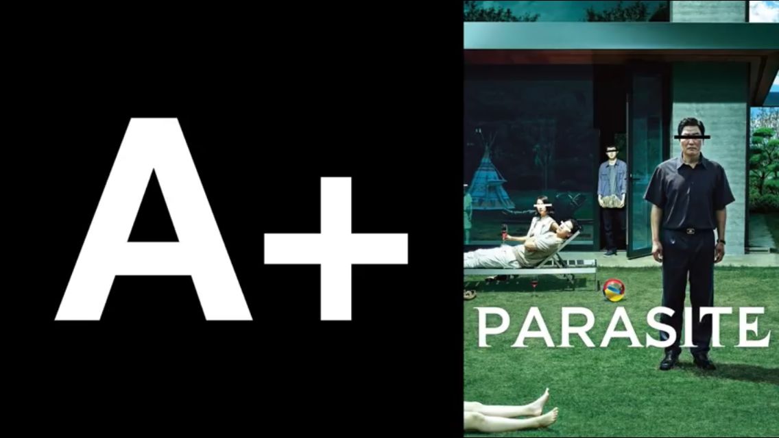 Parasite gets Stuckmann to give his second A+ in the span of two weeks! | Scrolller