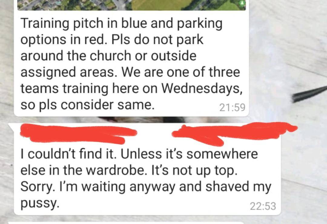 Parent's group chat for 9yr old sports team. Oops, wrong group chat. | Scrolller