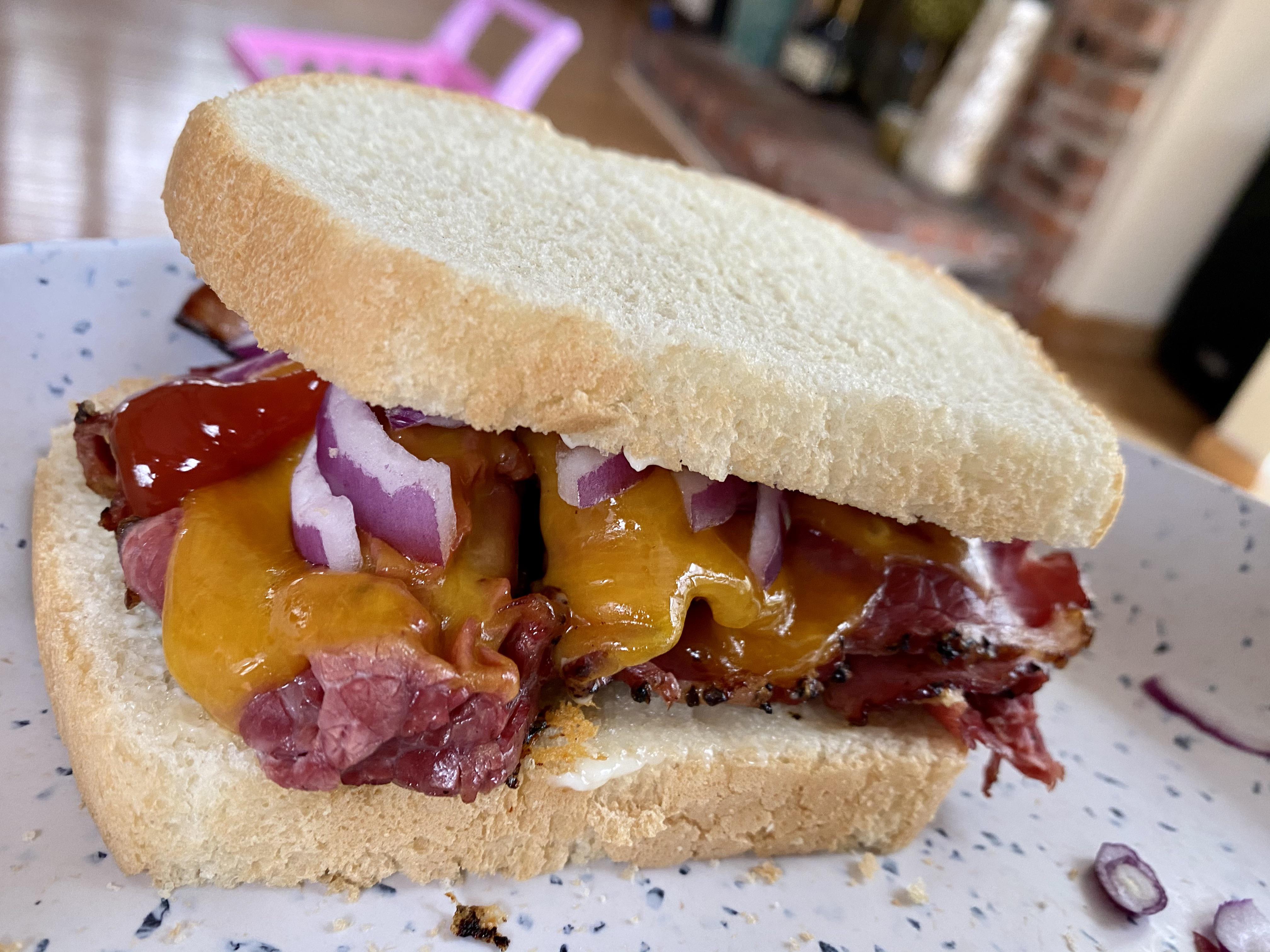 Pastrami sandwich. | Scrolller