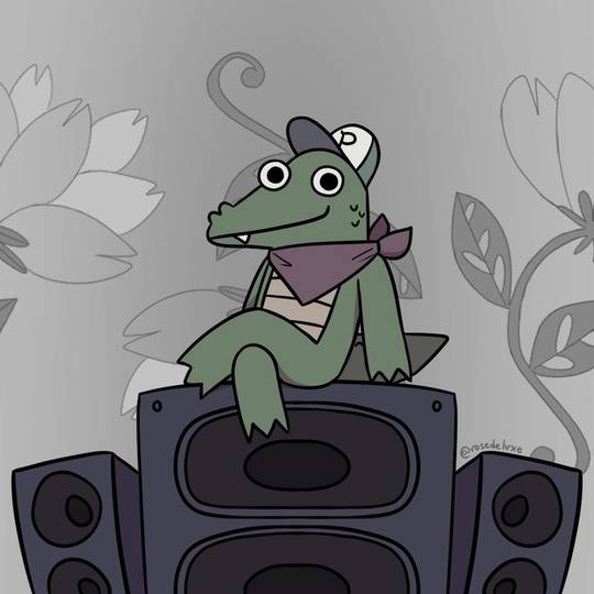 Pat the alligator just vibin' [OC] | Scrolller